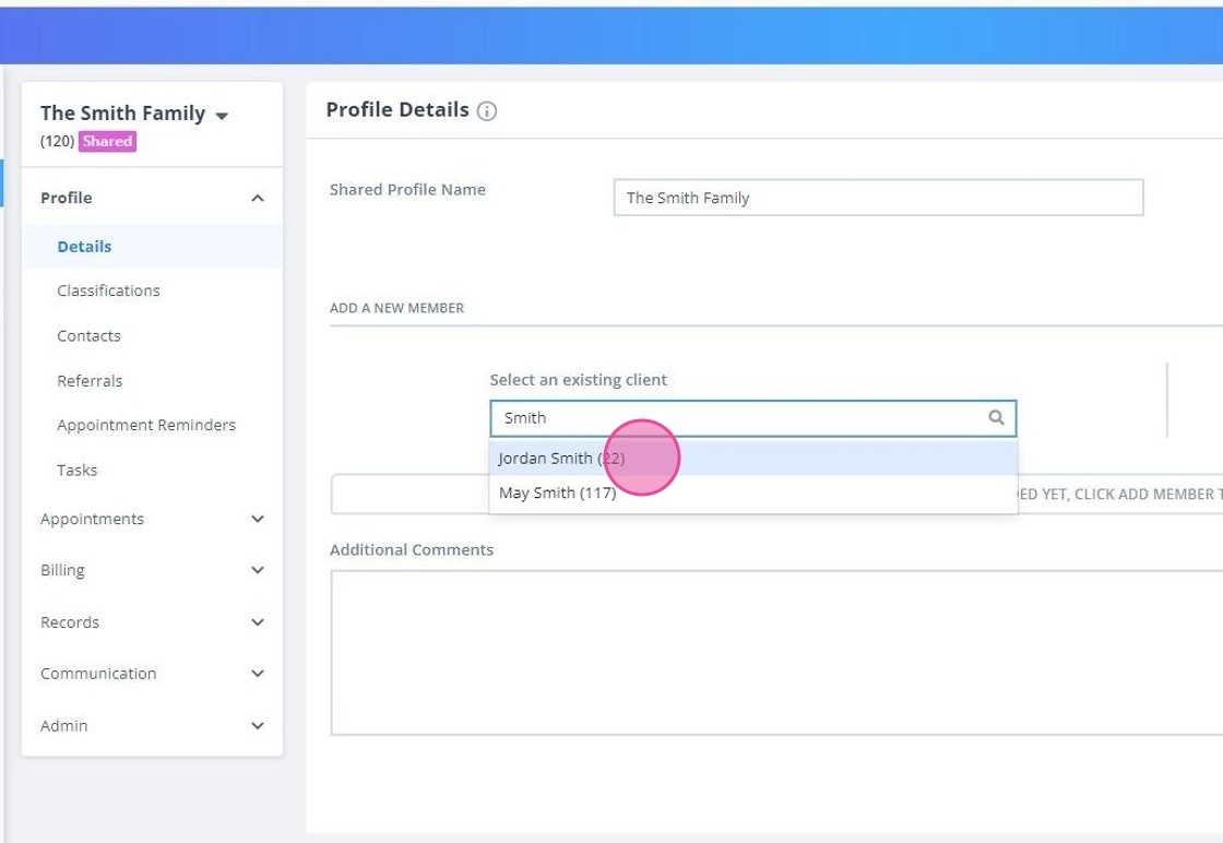 Managing Shared Profiles