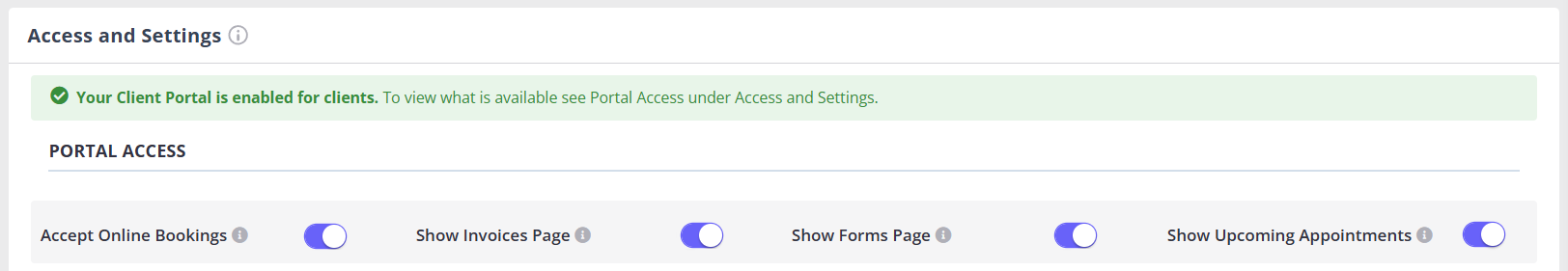 Setting up Your Client Portal
