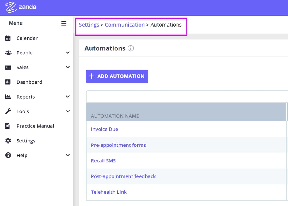 Setting Up a Pre-Appointment Automation