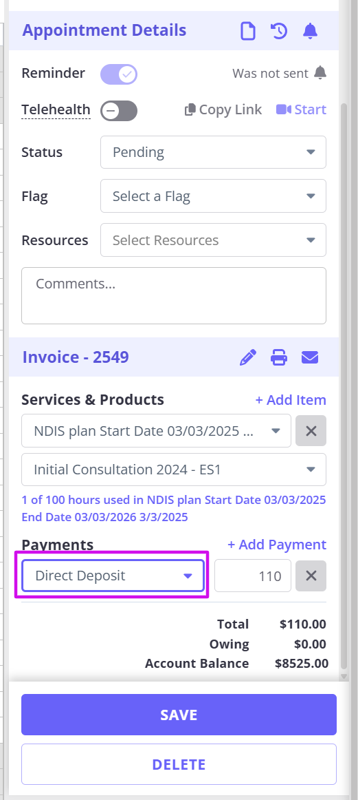 Invoicing to a Third Party