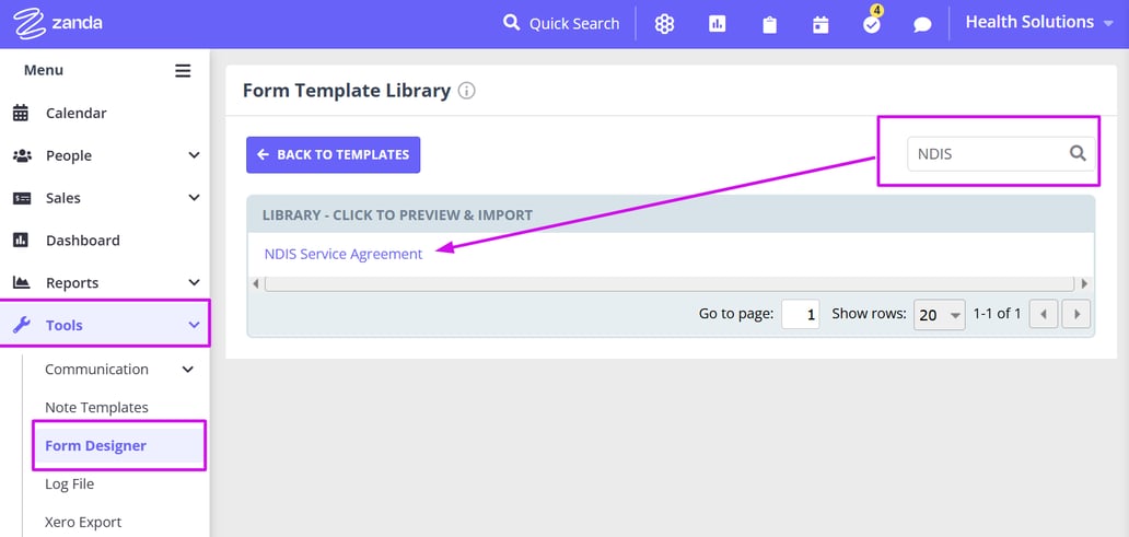 Adding NDIS Participant Information