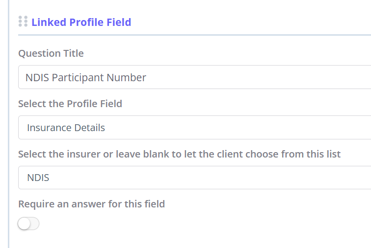 Adding NDIS Participant Information
