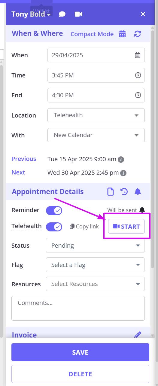 Managing Zoom Telehealth Basic Sessions
