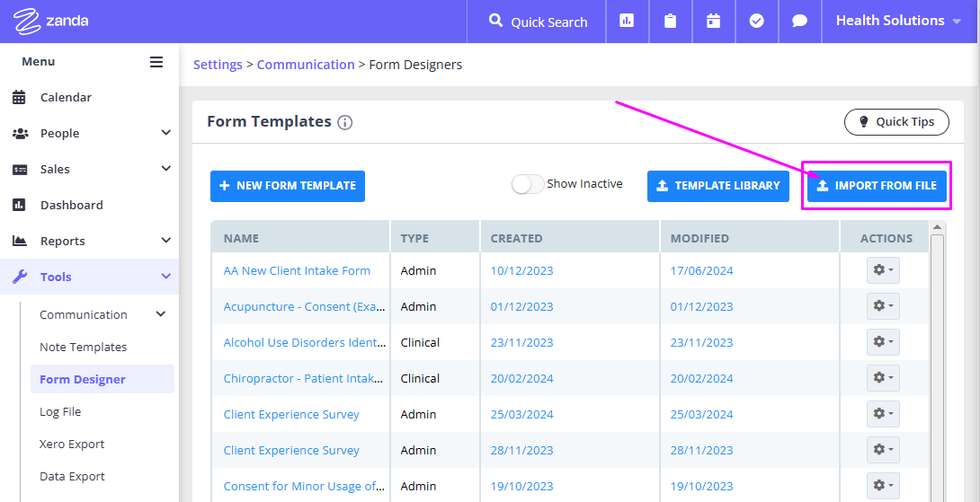 Getting Started with Online Forms
