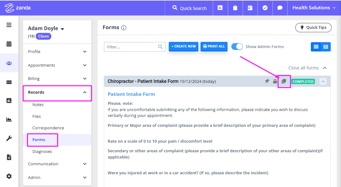 Getting Started with Online Forms
