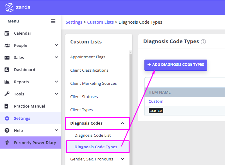 Using Diagnosis Codes