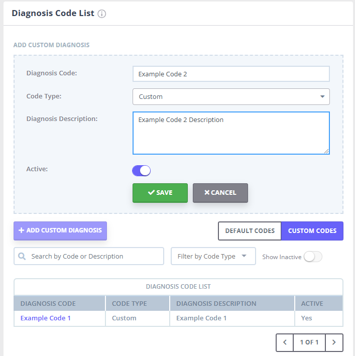 Using Diagnosis Codes