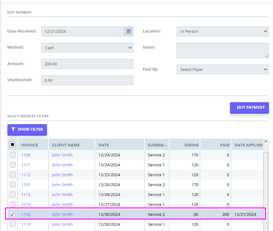 Adding and Managing Payments