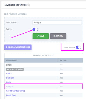 Managing Payment Methods