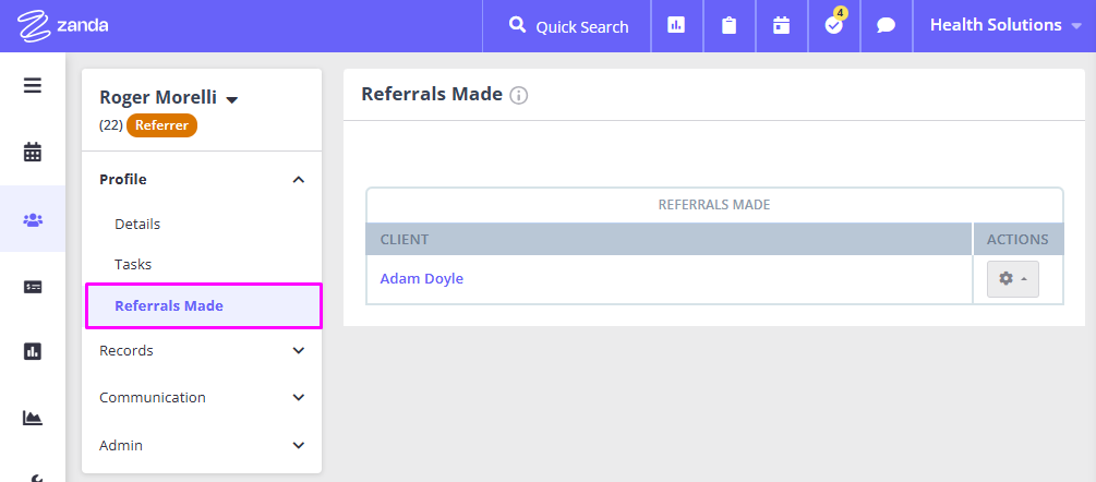 Managing Referrers and Referrals