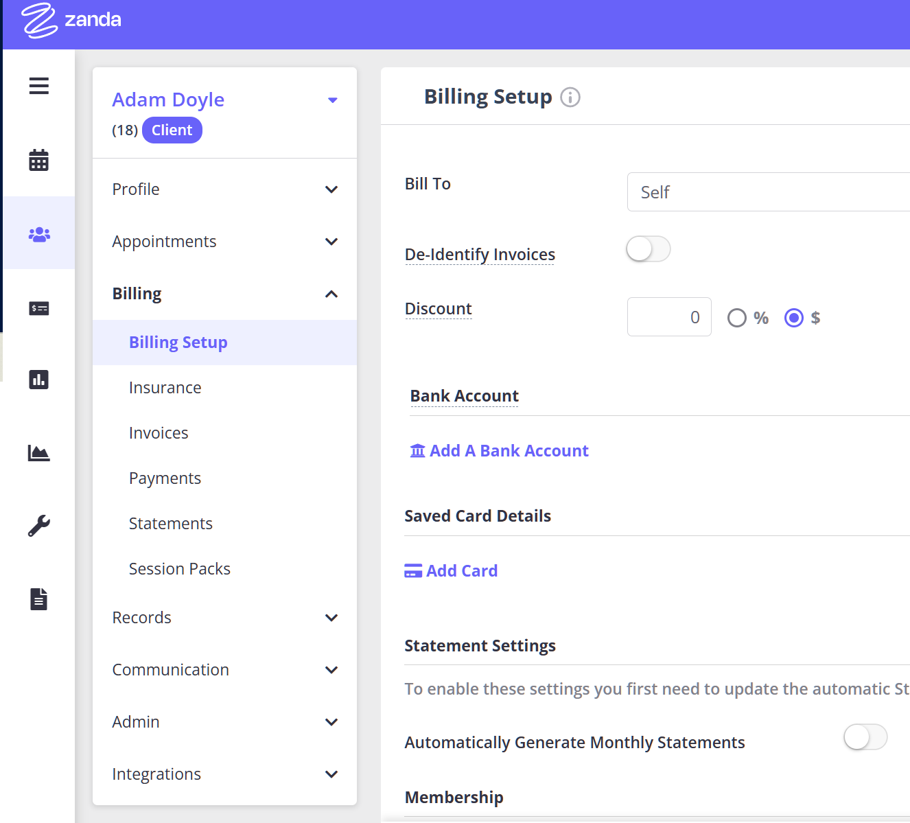 Collecting Client Credit Card Details