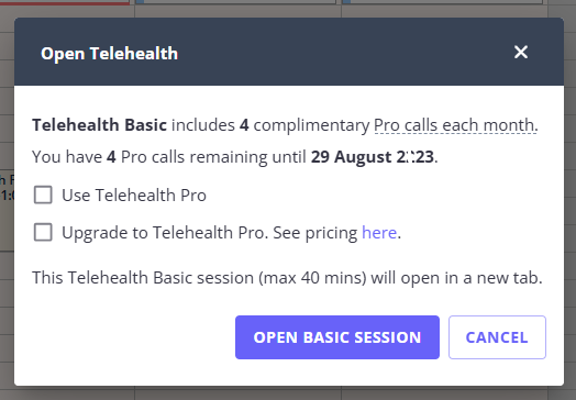 Managing Zoom Telehealth Basic Sessions