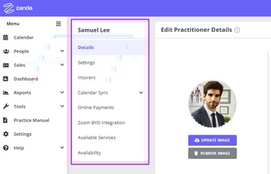Adding and Editing Practitioners