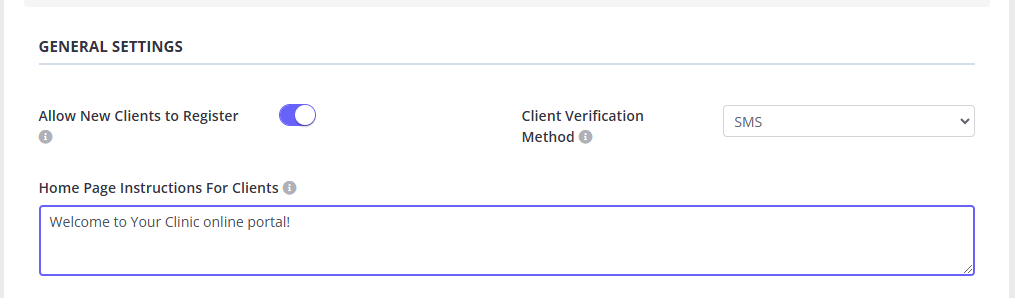 Setting up Your Client Portal