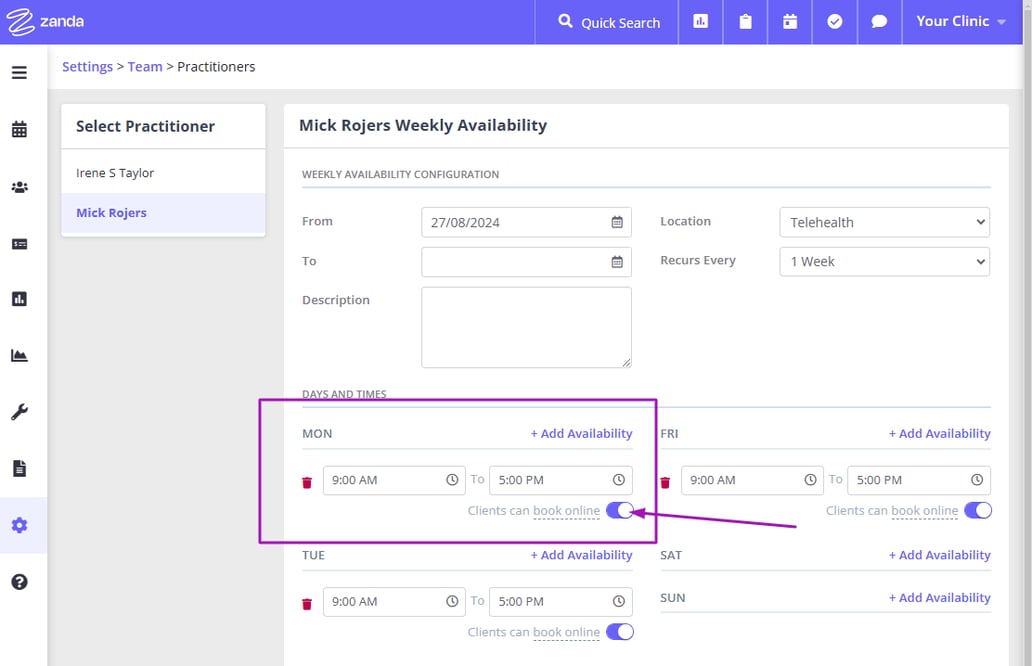 Setting up Your Client Portal