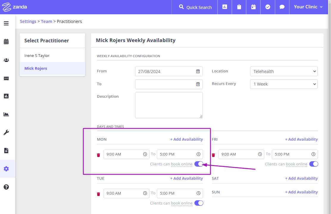 Setting up Your Client Portal