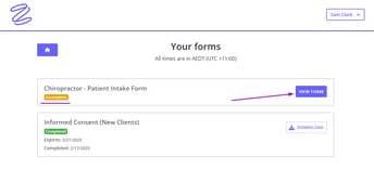 Sending Online Forms to Clients