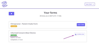 Sending Online Forms to Clients