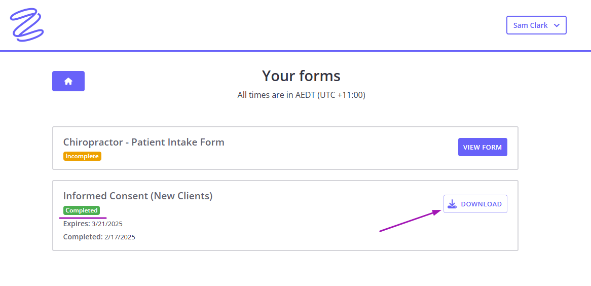 Sending Online Forms to Clients