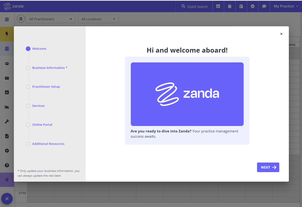 Starting a Trial Account
