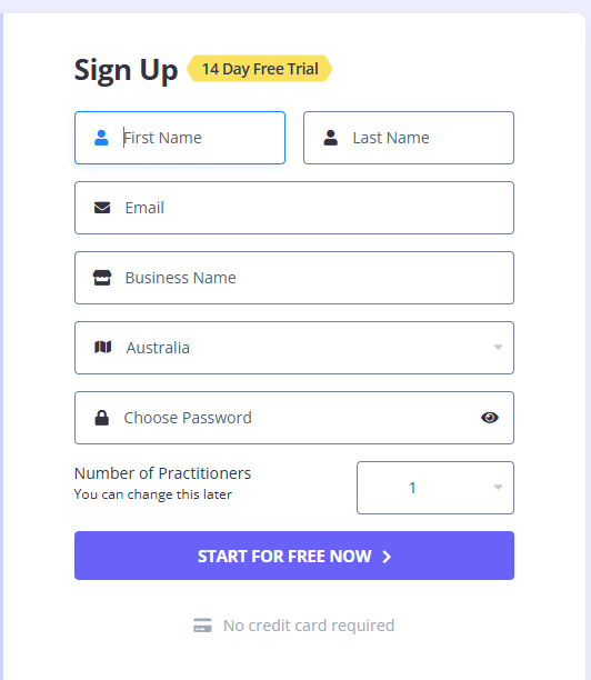 Starting a Trial Account