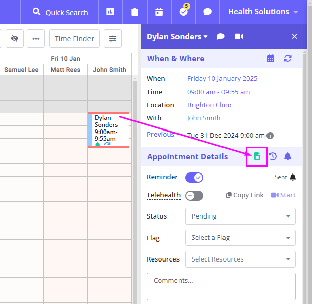Creating and Managing Session Notes