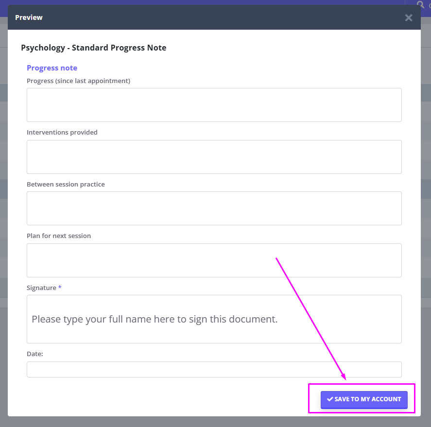 Importing Session Note and Form Templates from our Library