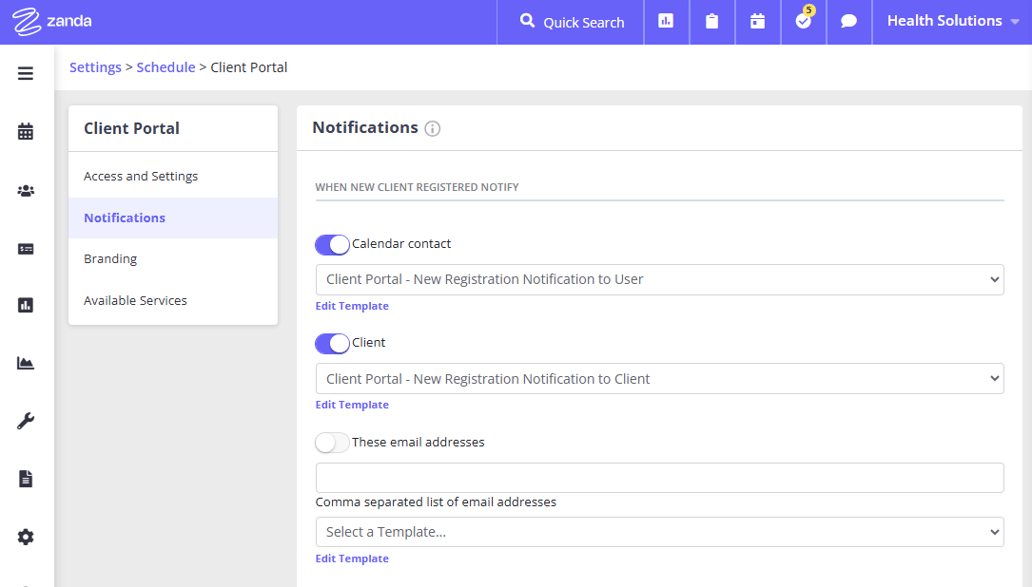 Setting up Your Client Portal