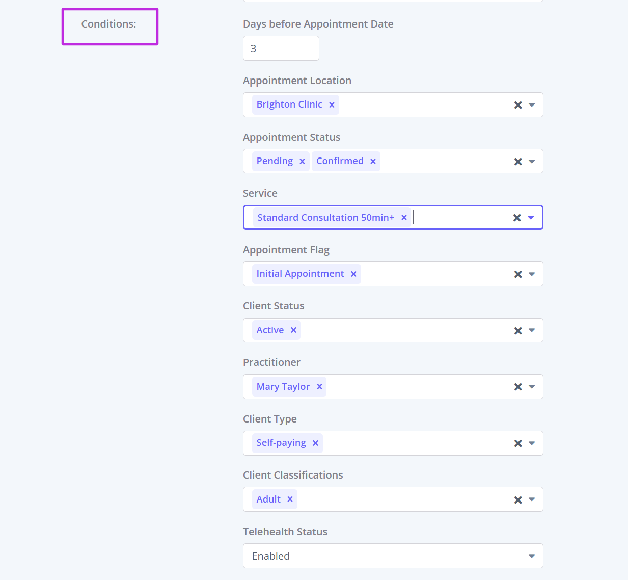 Setting Up a Pre-Appointment Automation