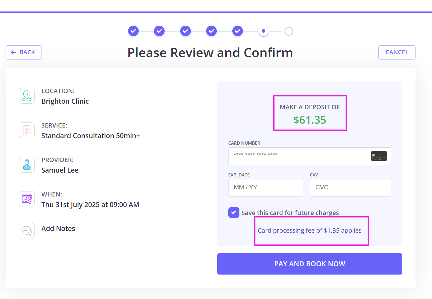 Adding Stripe Card Processing Fees to Client Payments