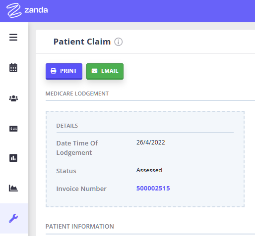 Submitting a Patient Claim (AUS Only)