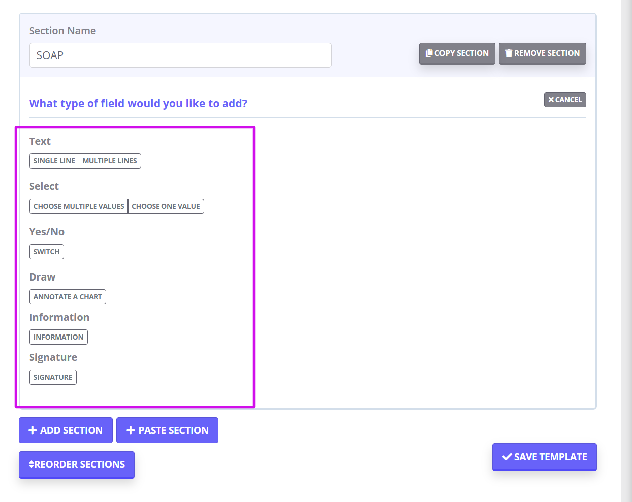 Creating A Session Note Template