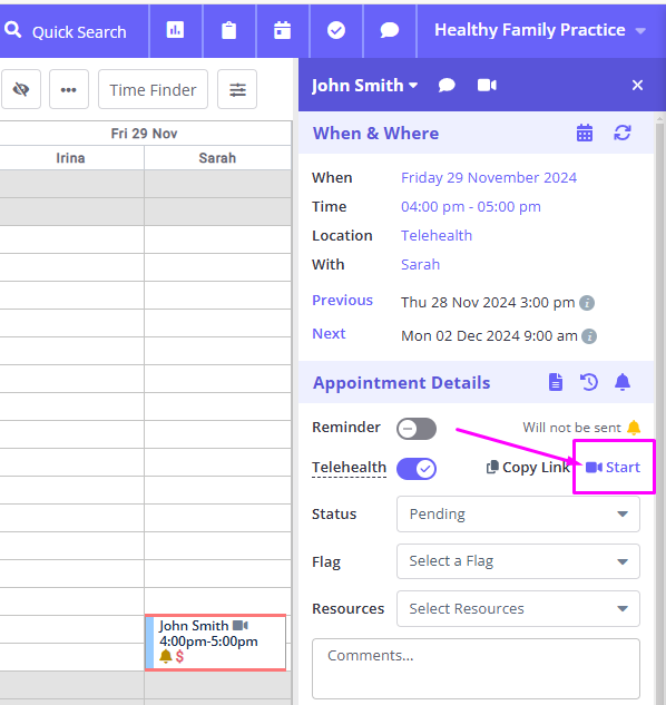 Managing Zoom Telehealth Basic Sessions